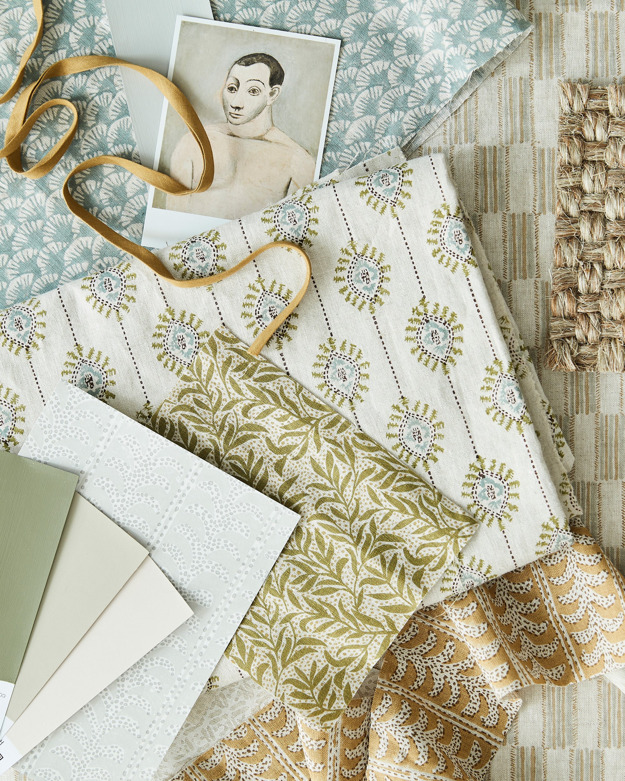 Sensu Celadon Linen Fabric | By the Metre | Walter G – Walter G Australia