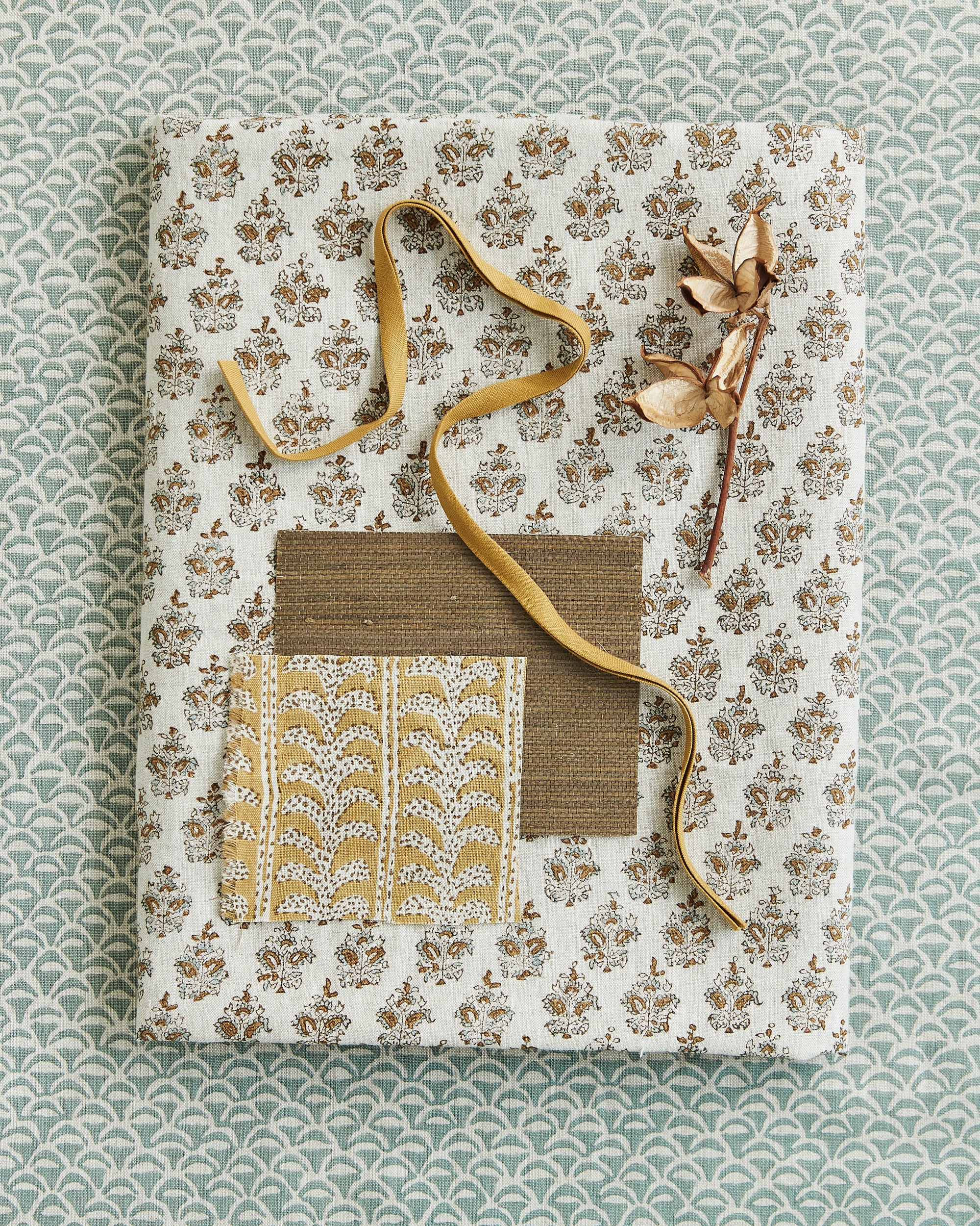 Moro Celadon Linen Fabric | By the Metre | Walter G – Walter G Australia