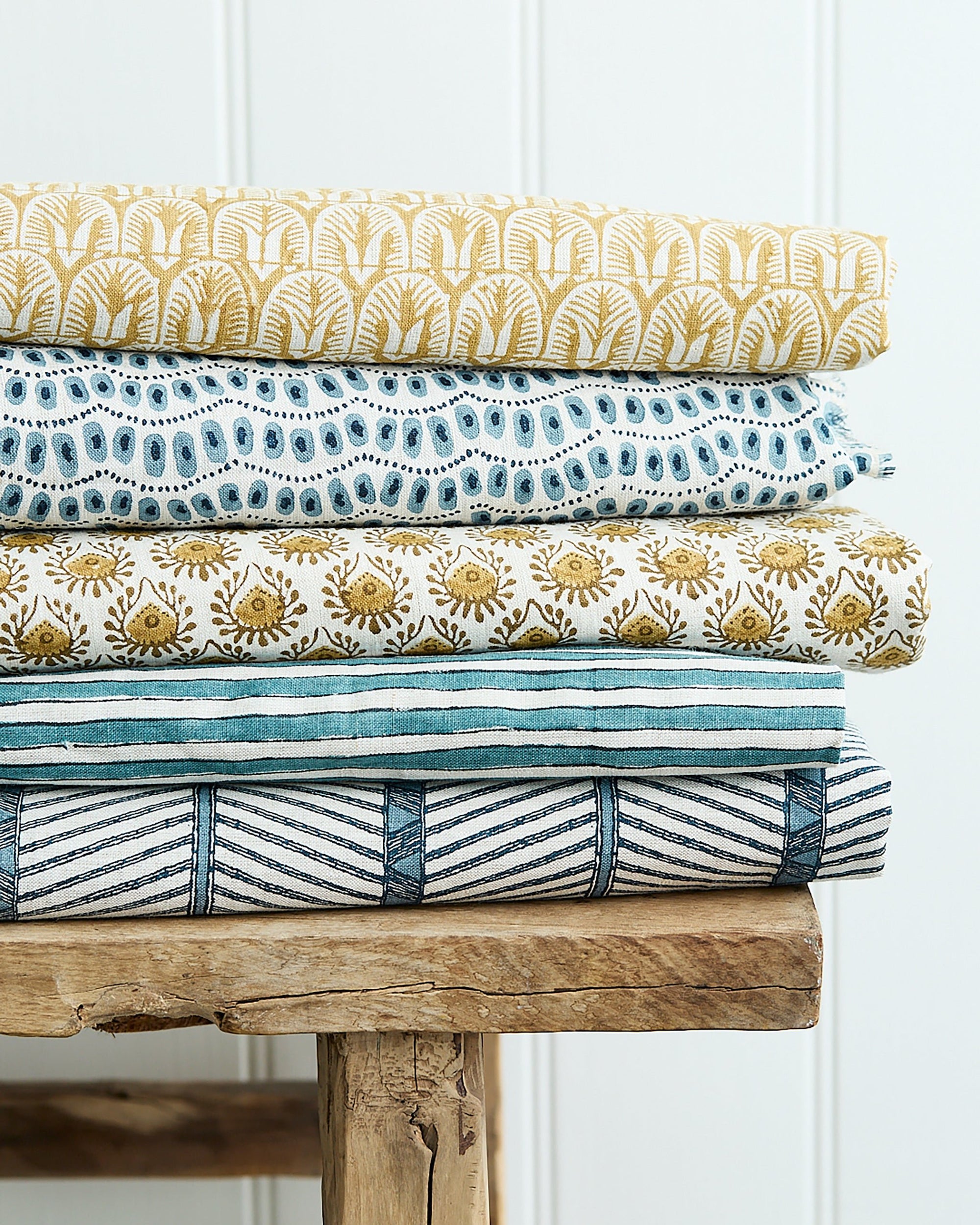 Lyon Saffron Linen Fabric | By the Metre | Walter G – Walter G Australia