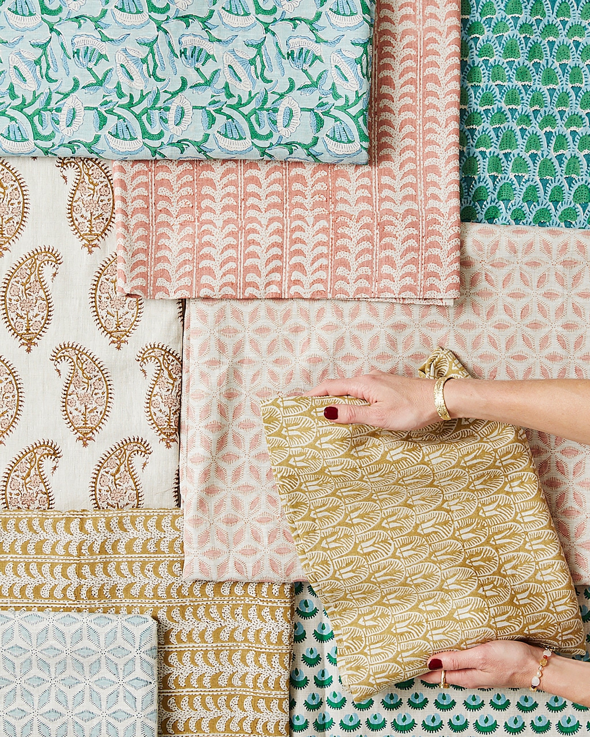 Luxor Guava Linen Fabric | By the Metre | Walter G – Walter G Australia